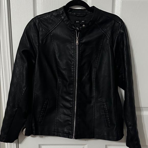 Baccini | Jackets & Coats | Baccini Womens Faux Leather Jacket | Poshmark
